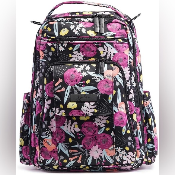 Ju-Ju-Be | Bags | Jujube Be Right Back Backpack Diaper Bag Black Bloom ...